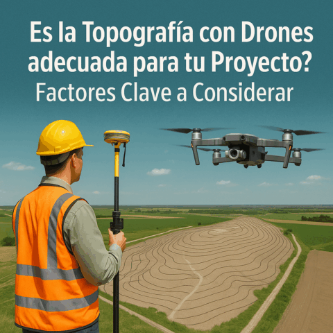 Topografía con Drones: Ventajas, Desventajas y Cuándo Usarla en tu Proyecto
