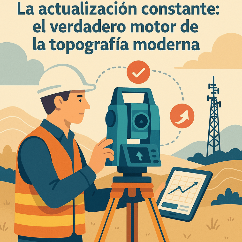 Mantenerse actualizado en topografía: clave para la precisión, rapidez ...